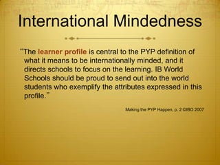 Parent PYP English Presentation | PPTX