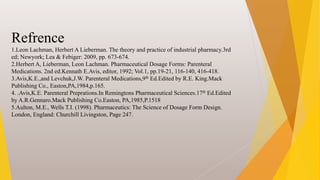 Parenteral drug delivery | PPTX