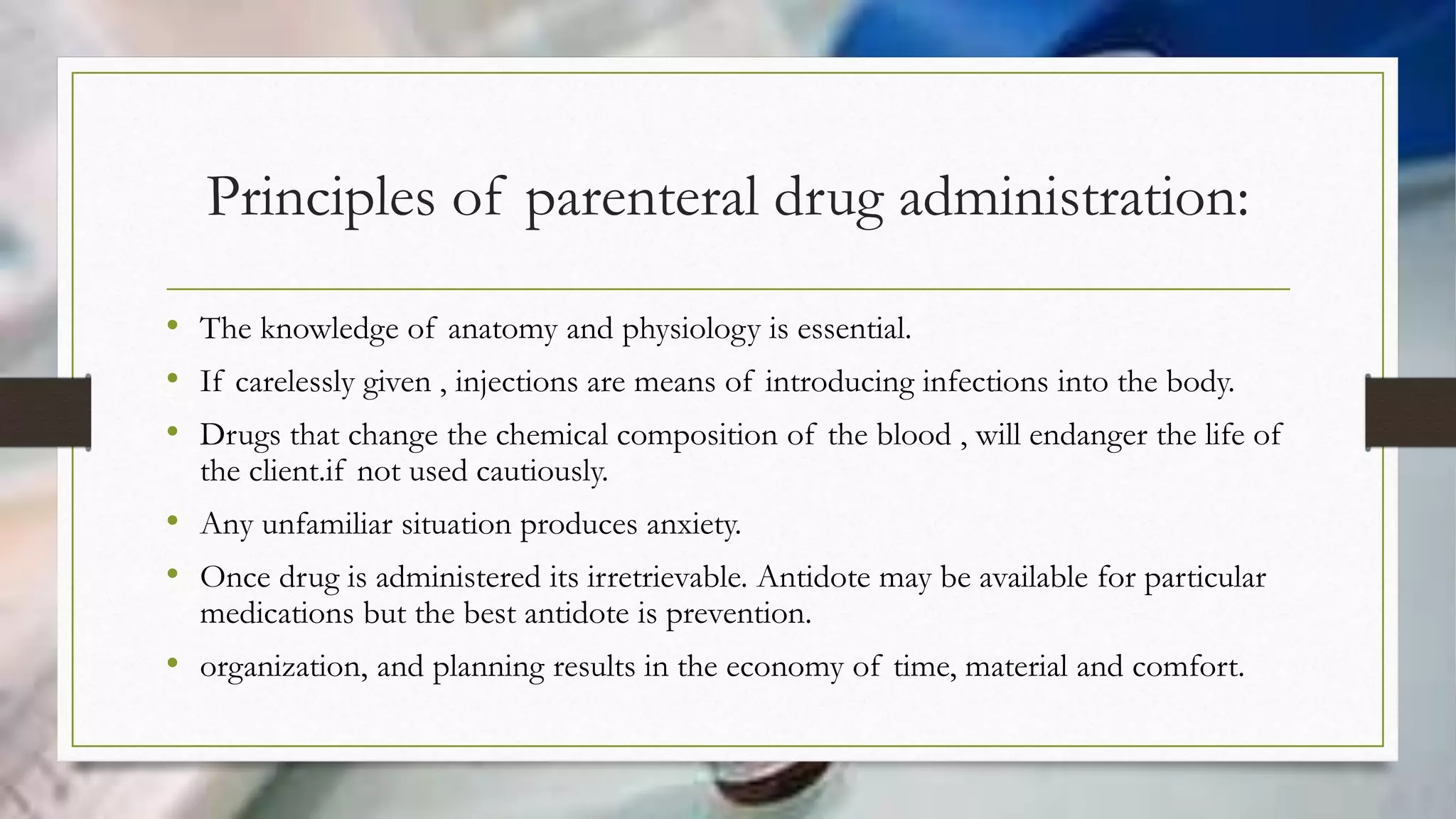 Parentral drug administration | PPTX