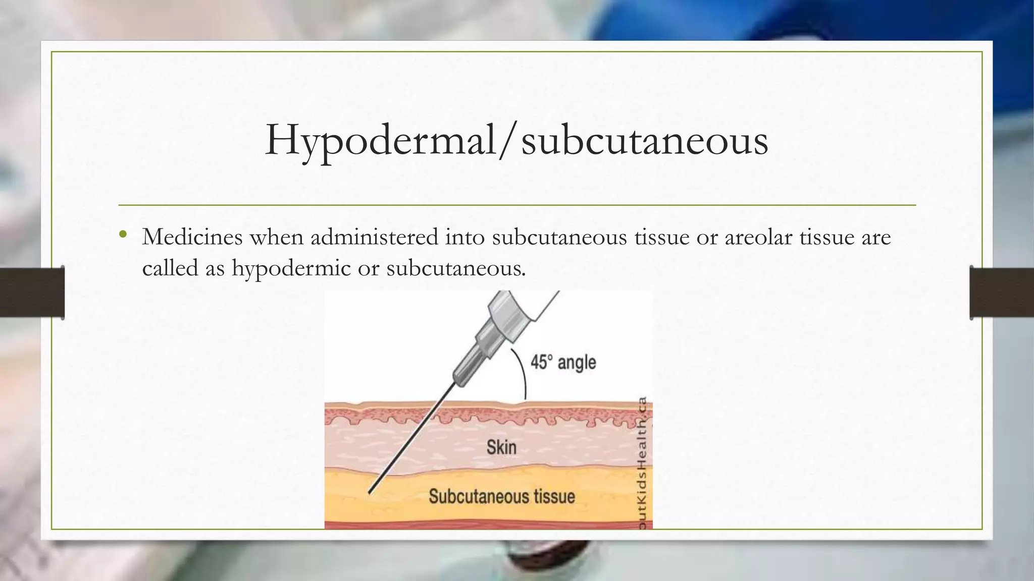Parentral drug administration | PPTX