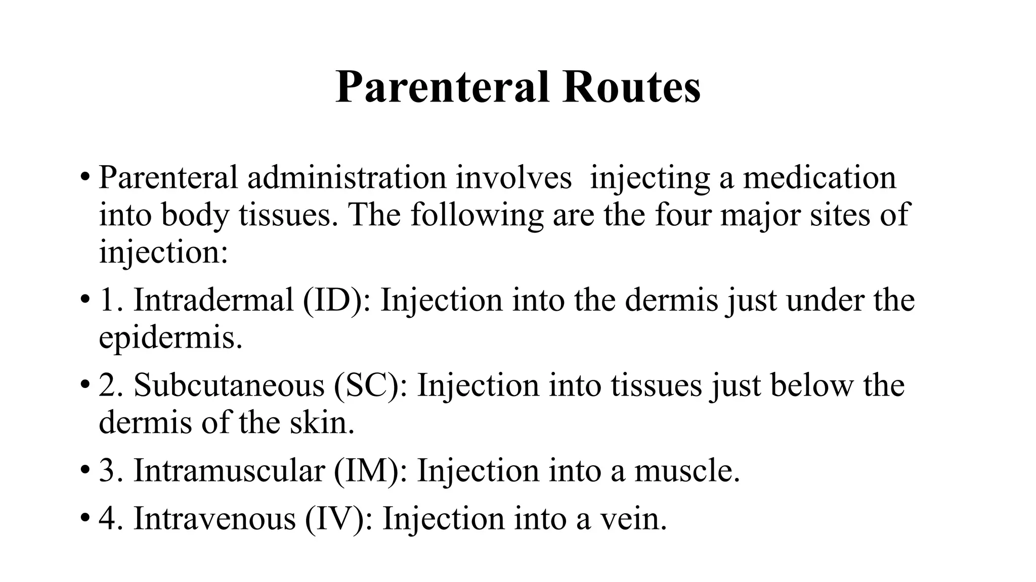 Parentral medications Importants knowledge .ppt