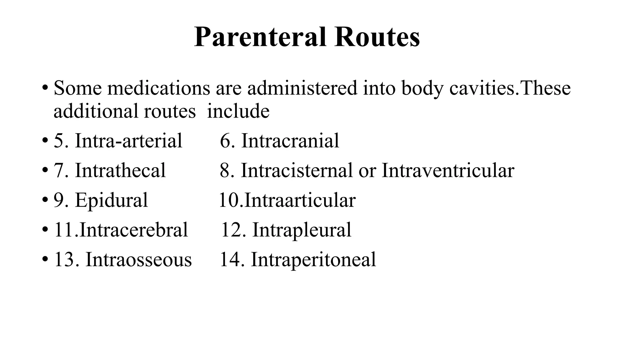 Parentral medications Importants knowledge .ppt