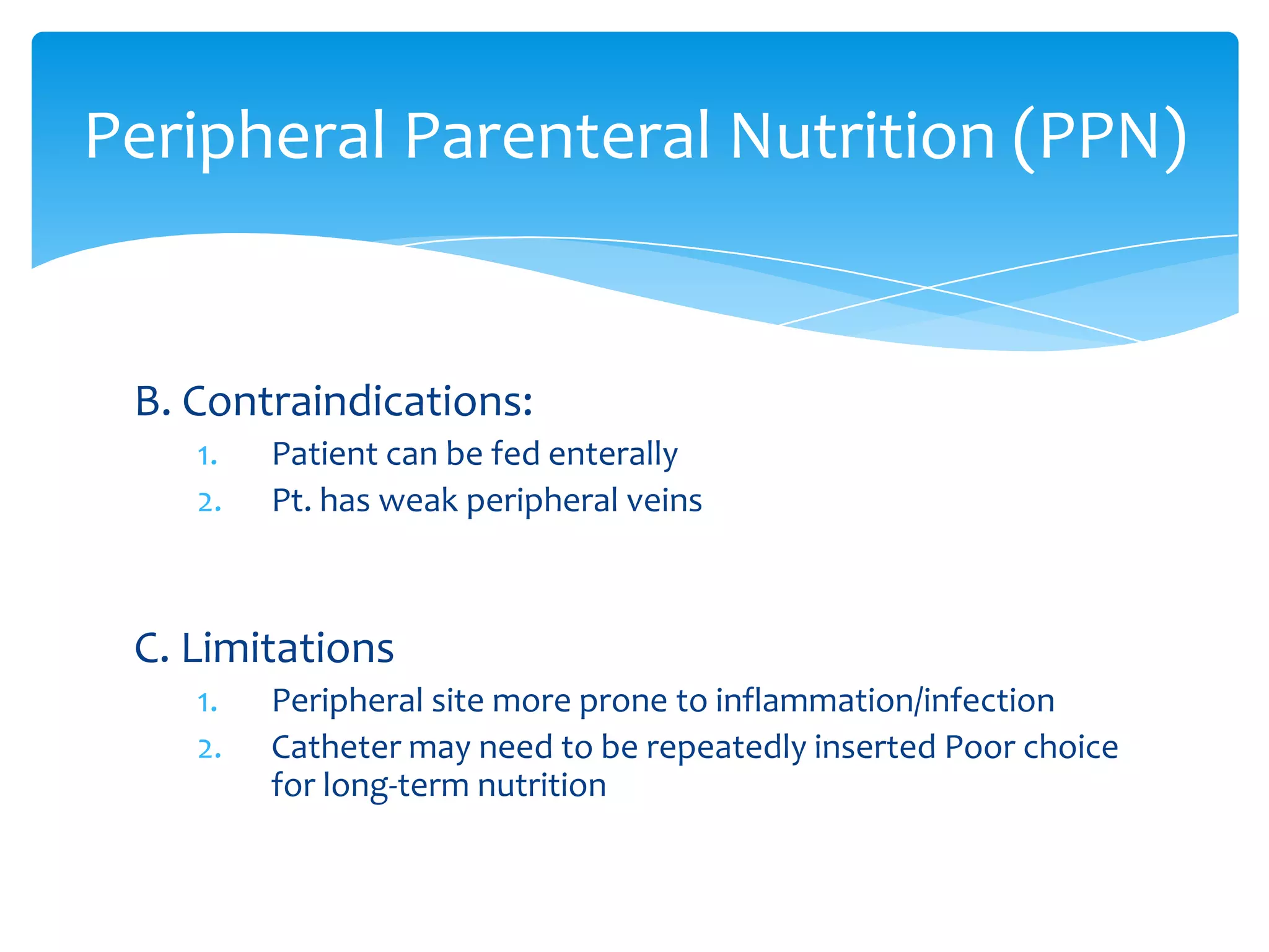 Parentral nutrition | PPTX