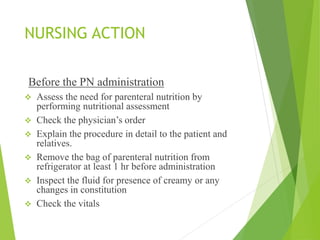 Parentral nutrition | PPT