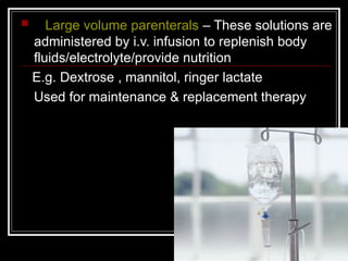 Parentral route of administration pharmacology.ppt