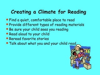 Parent reading information night | PPT