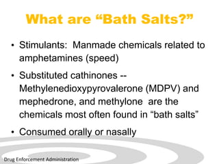 Parents360 Synthetic Drugs (Bath Salts & K2 / Spice) | PPTX