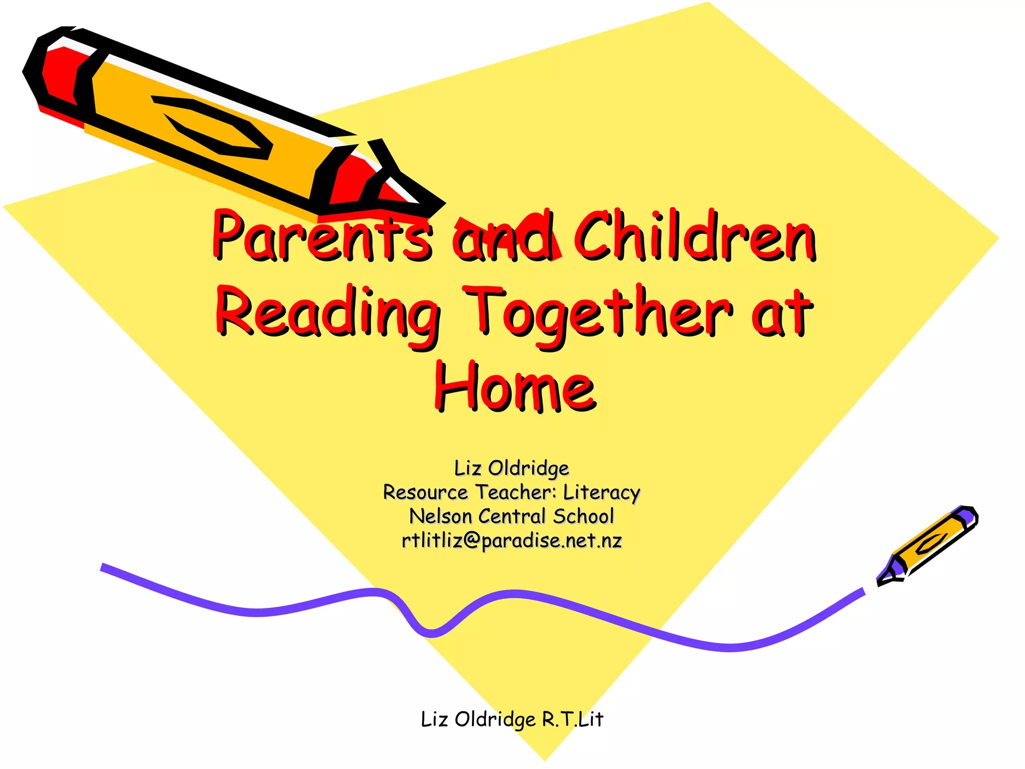 Parents and children reading together at home 1 | PPT