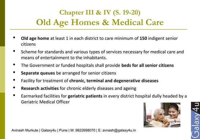 Parents and Senior Citizens Act 2007 | PPTX