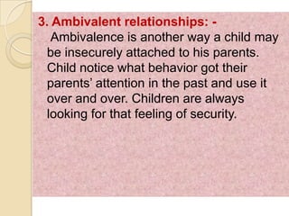 Parents child relationship | PPTX