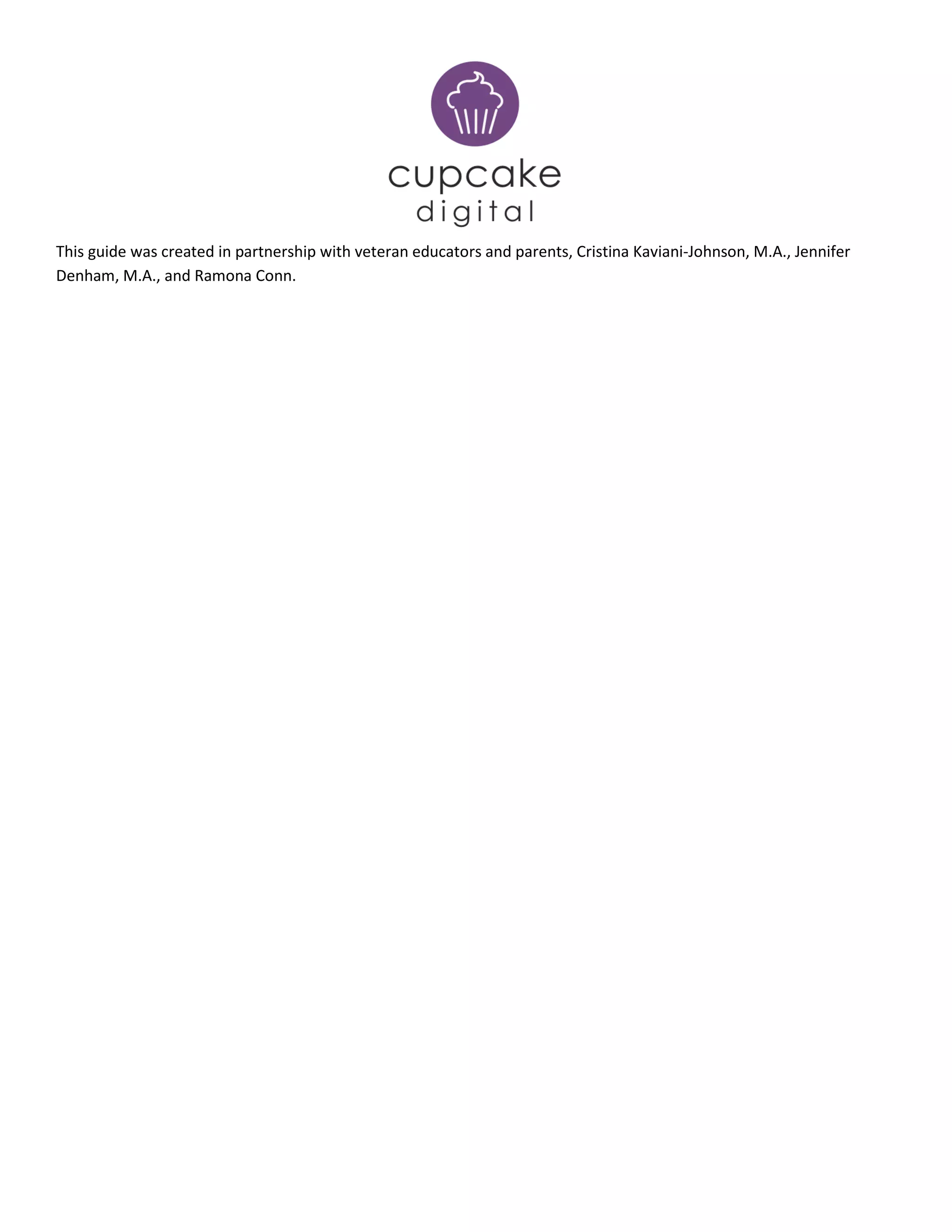 Cupcake Digital's Parents' Guide | PDF