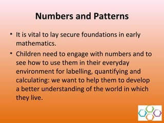 Numbers and patterns | PPT