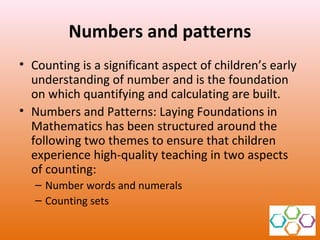Numbers and patterns | PPT