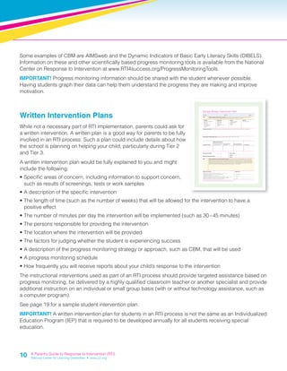 Parents guide rti_final_101111-2[1] | PDF | Special Education | Education
