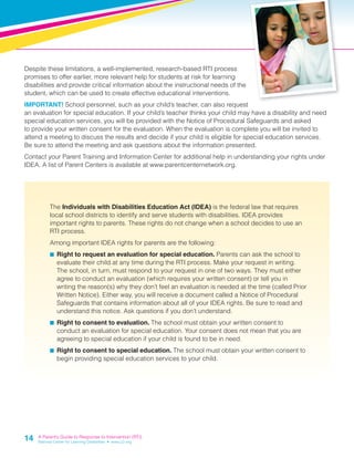Parents guide rti_final_101111-2[1] | PDF | Special Education | Education