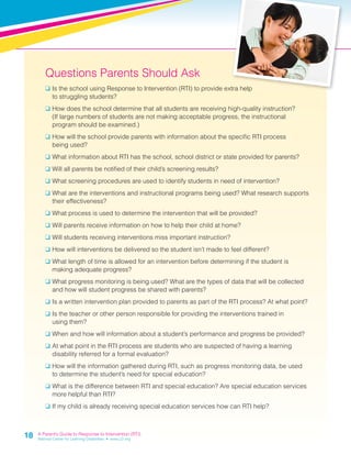 Parents guide rti_final_101111-2[1] | PDF | Special Education | Education