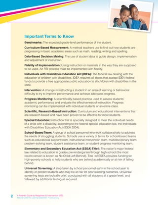 Parents guide rti_final_101111-2[1] | PDF | Special Education | Education
