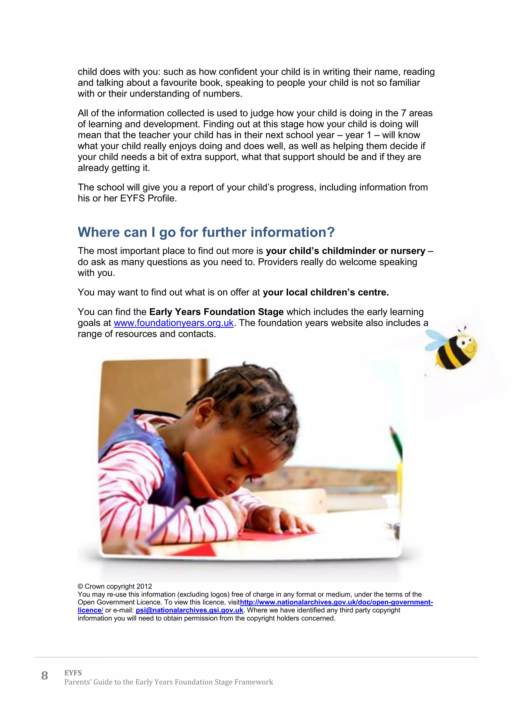 Parents EYFS information | PDF