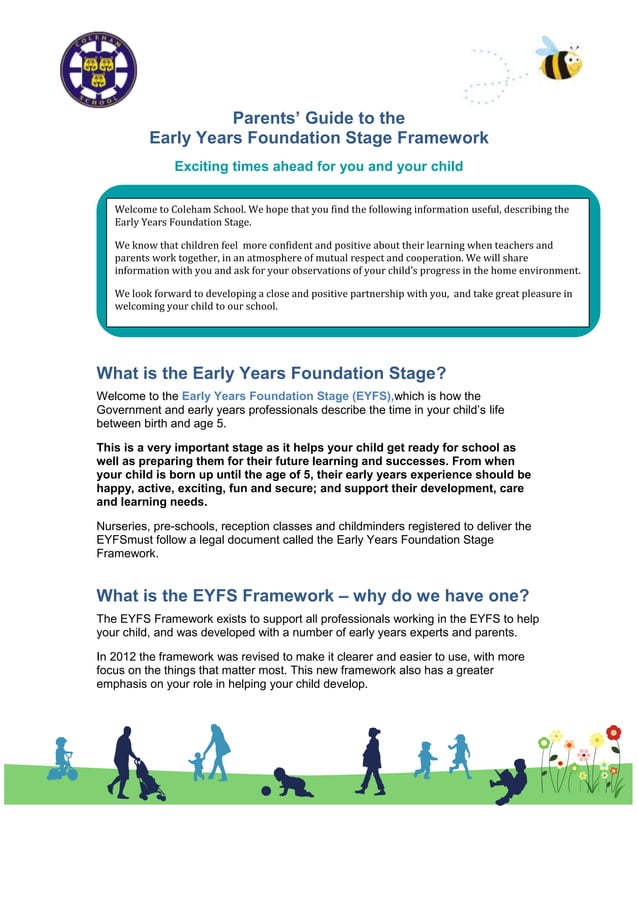 Parents EYFS information | PDF
