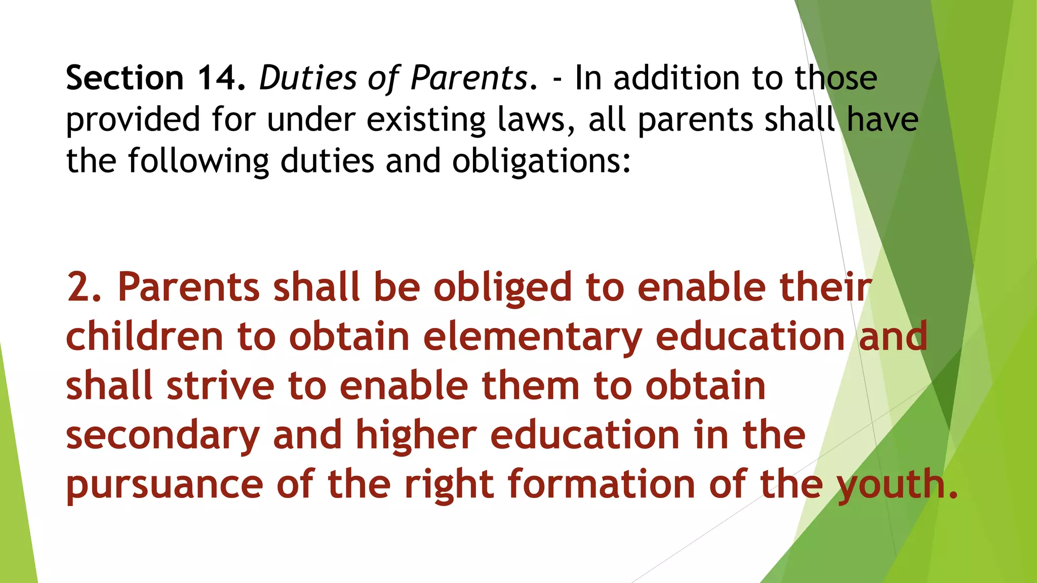 Parents involvement in school | PPTX