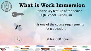 Parents orientation Work Immersion .pptx