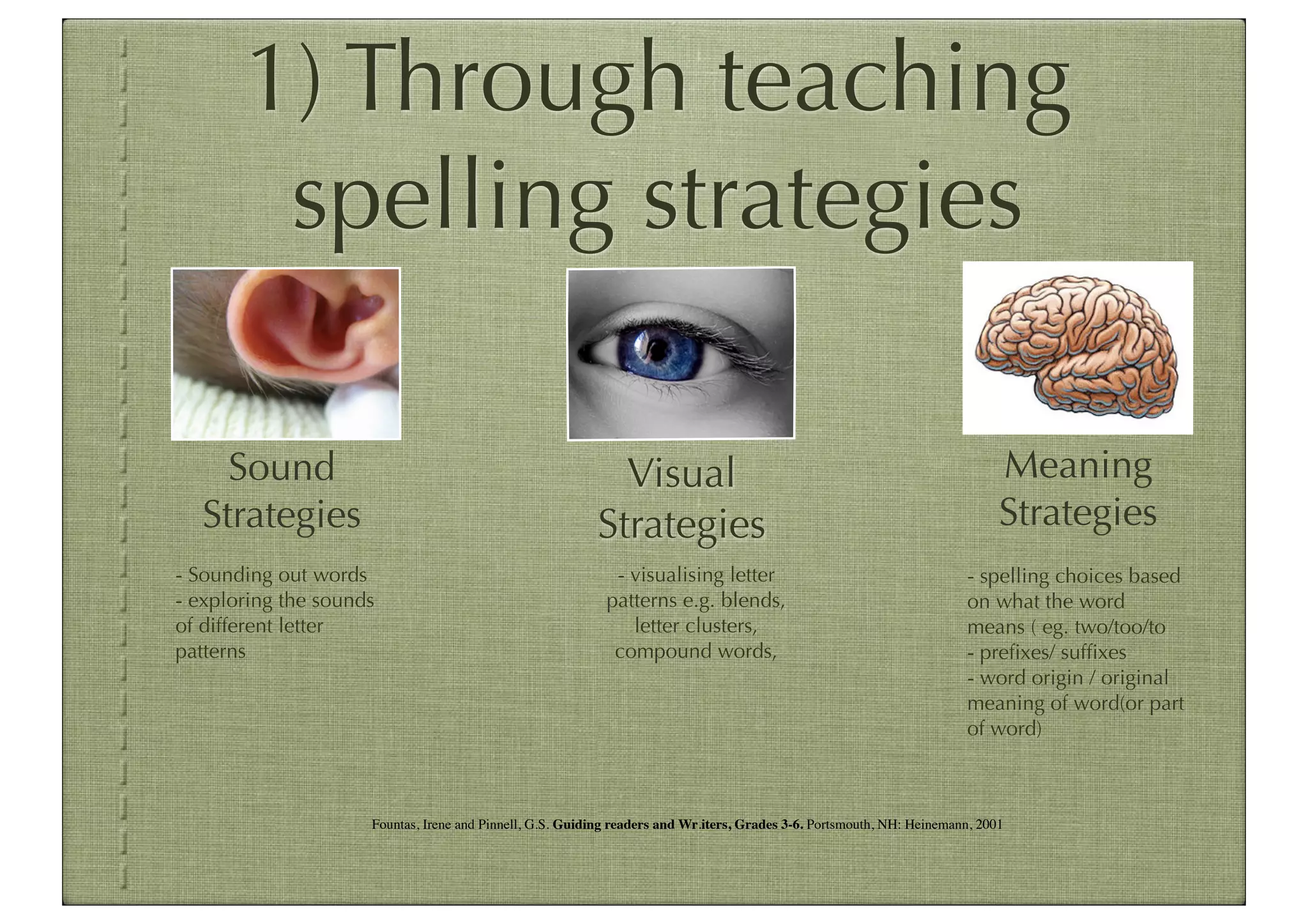 Parent spelling workshop | PDF