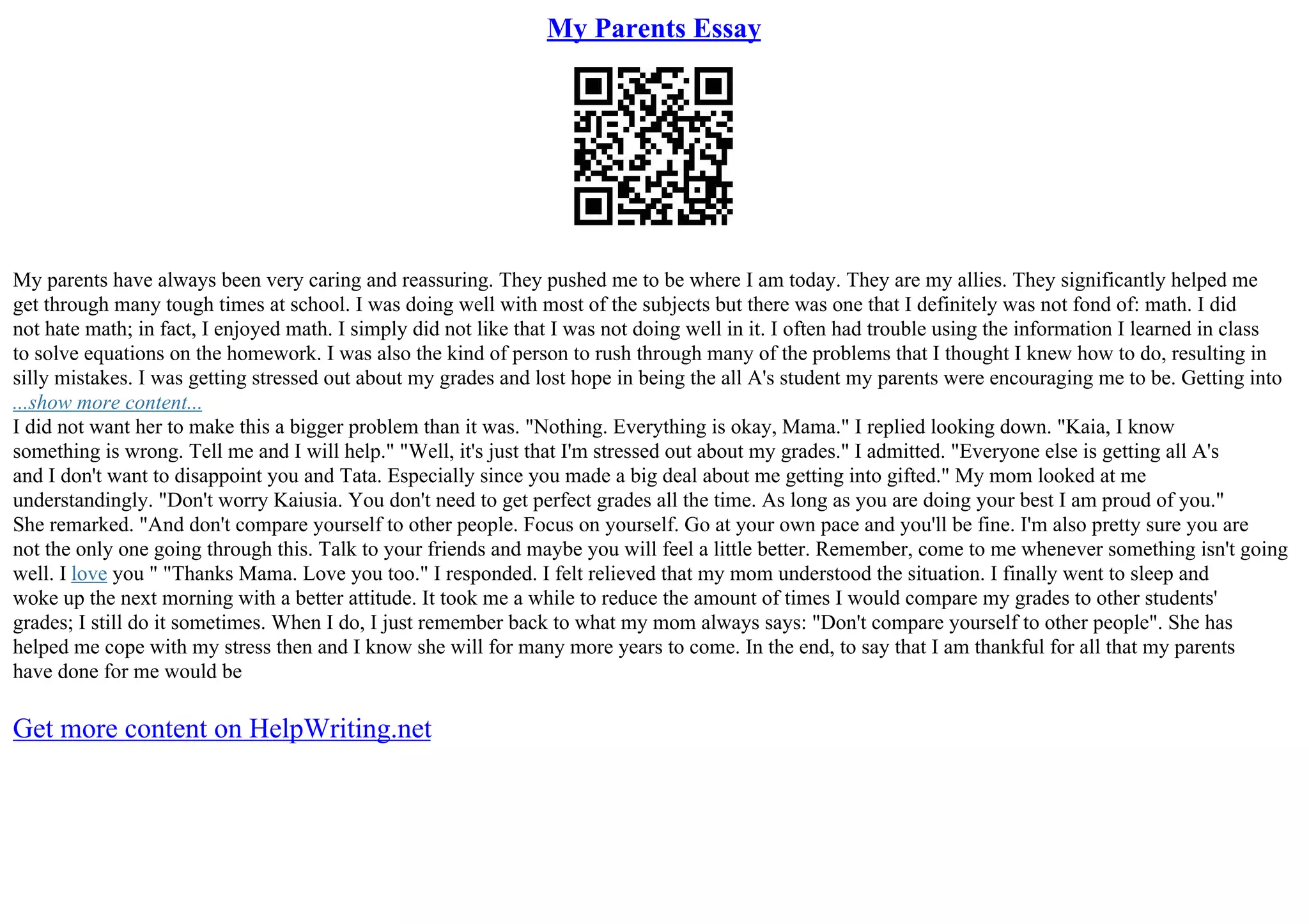 Parents Responsibility | PDF