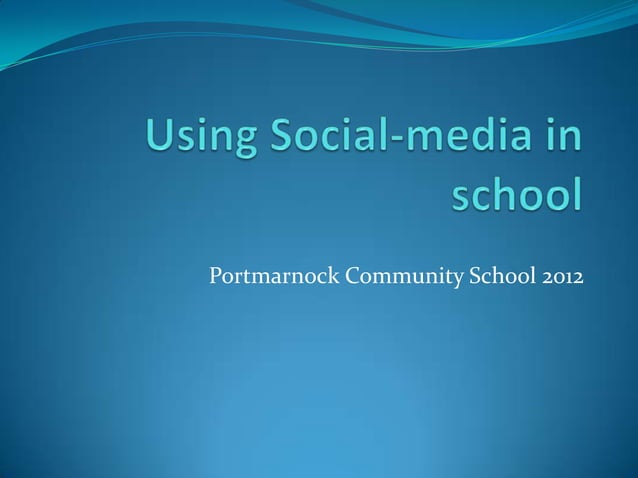 Parents using social media in school | PPT