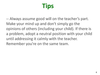 Parent/Teacher Communication | PPTX