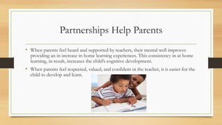 Parent Teacher Partnerships | PPTX