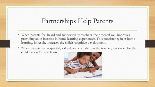 Parent Teacher Partnerships | PPTX