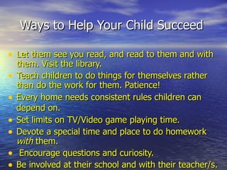 Parent Teacher Power Point | PPT