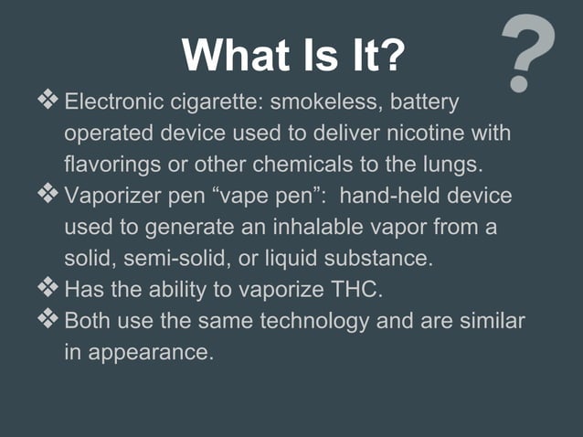 Parent Vaping Presentation (PPT).pptx | Illegal Drugs, Tobacco ...