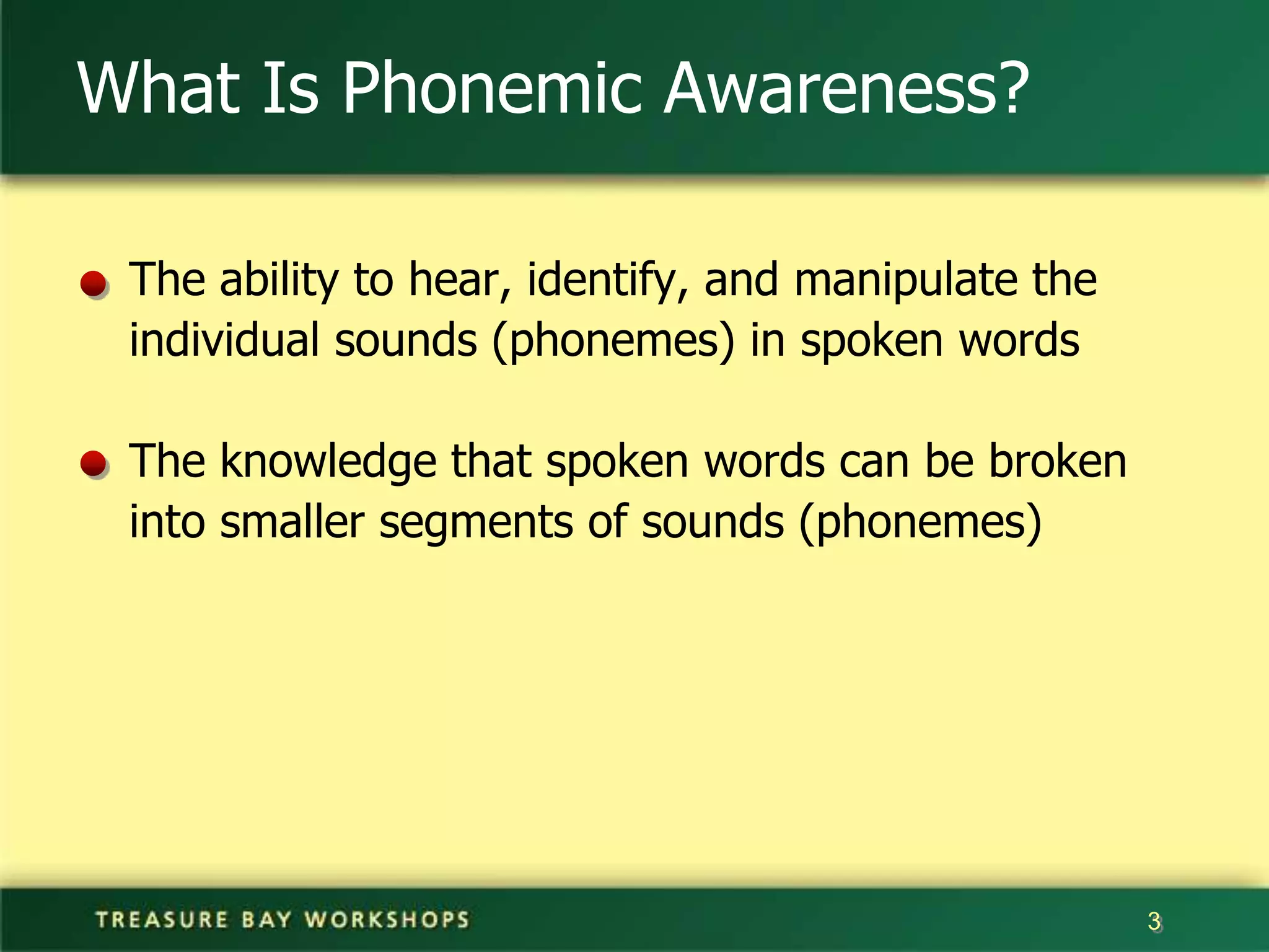 Parent Workshop-Phonemic Awareness.ppt