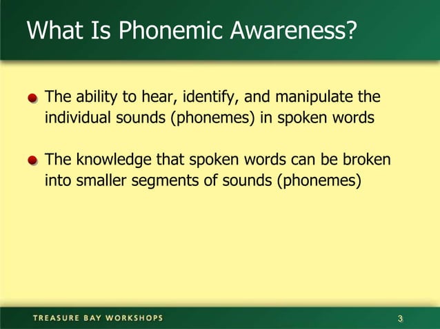 Parent Workshop-Phonemic Awareness.ppt