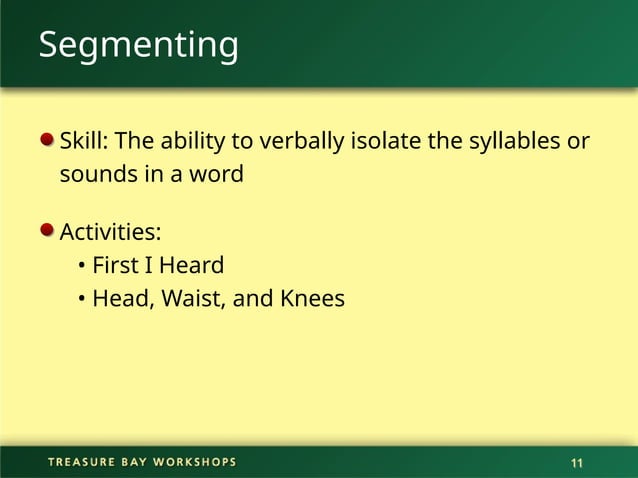 Parent Workshop on Phonemic Awareness.ppt