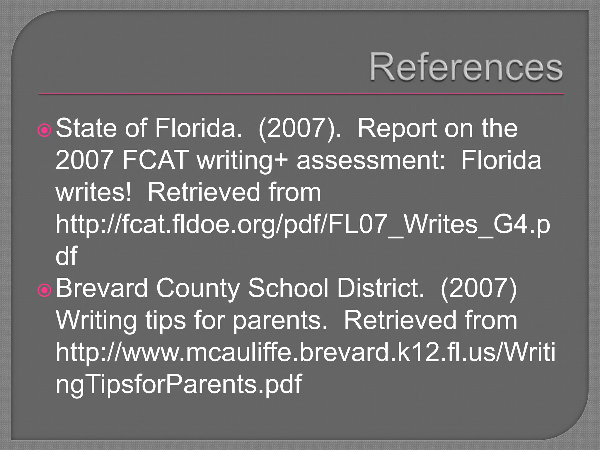 Parent Writing Workshop | PPTX