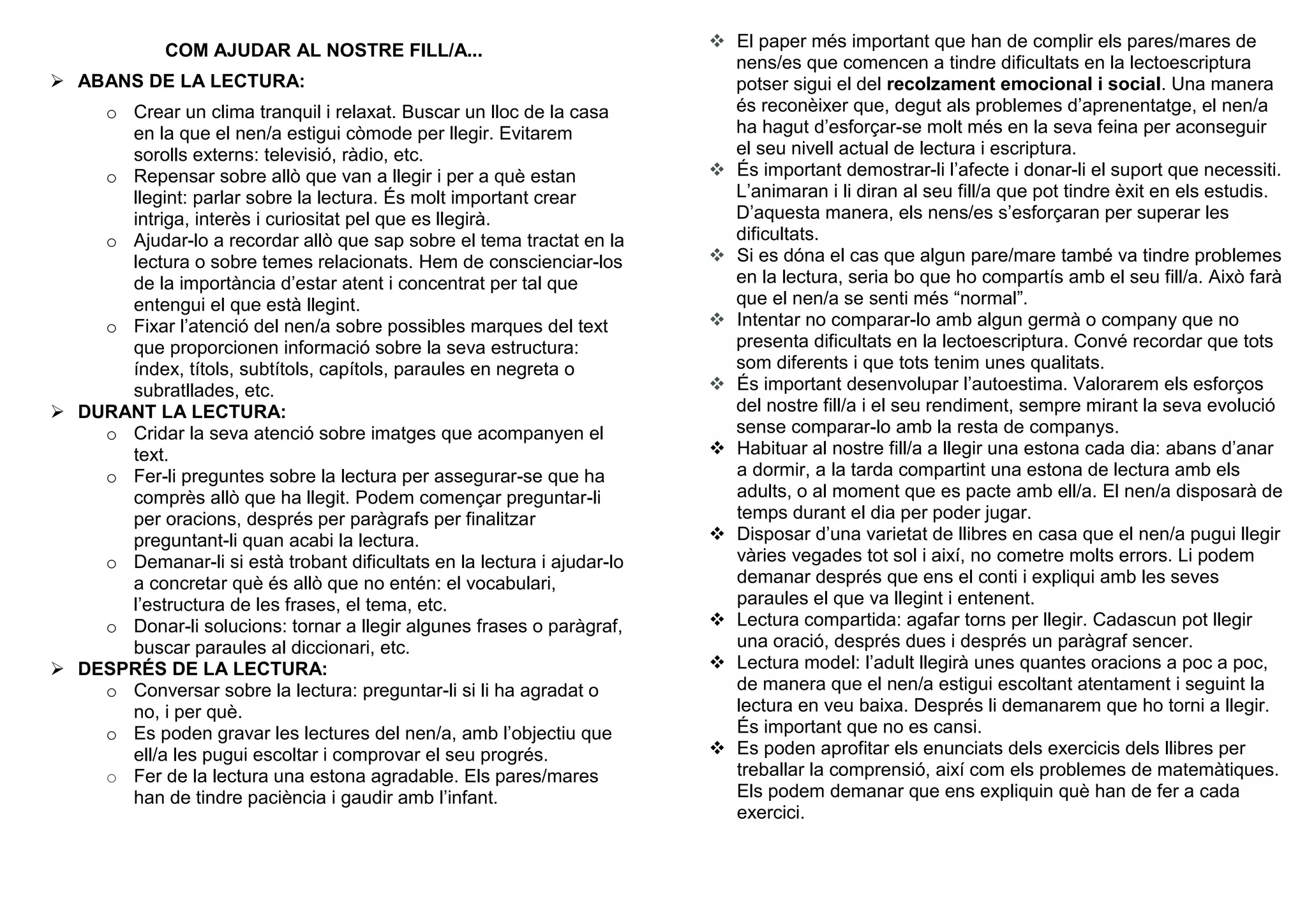 Pares 2n pautes lectoescriptura | PDF