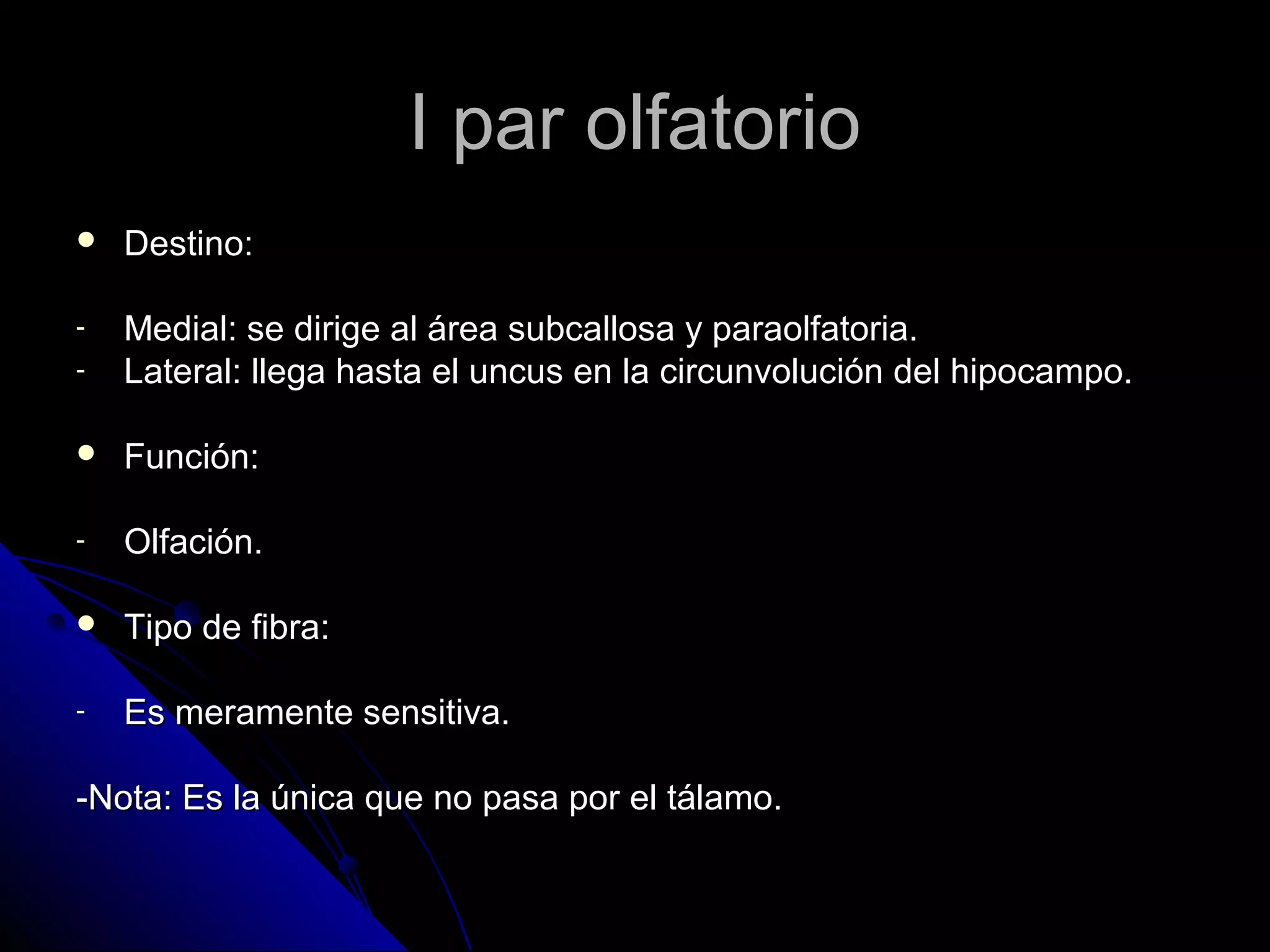 Pares craneales | PPT