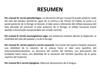 Pares craneales | PPTX