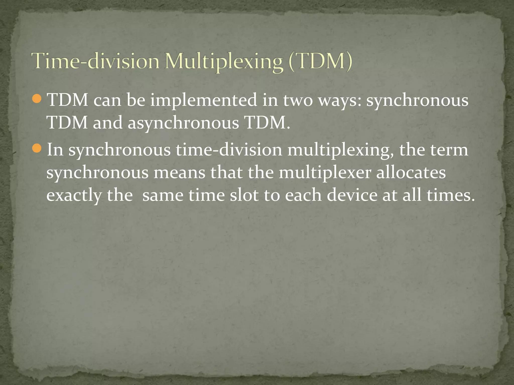 Multiplexing | PPT