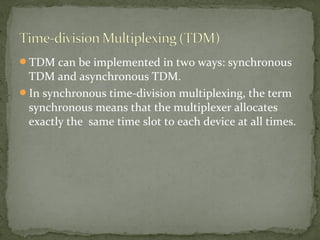 Multiplexing | PPT