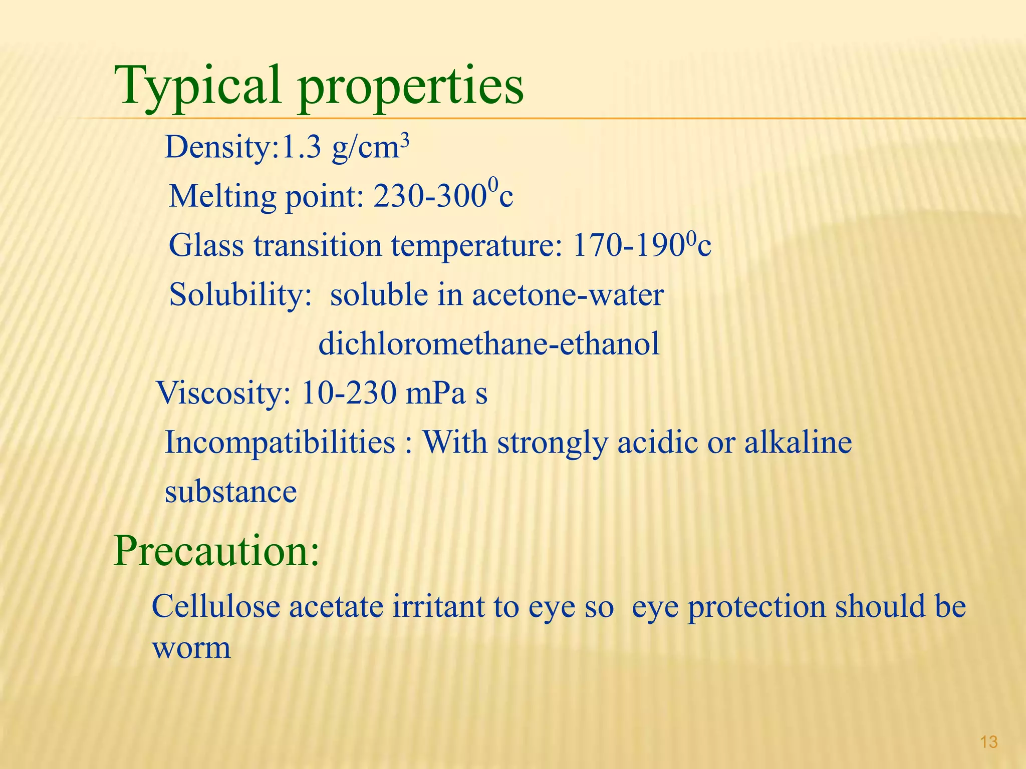 Cellulose Derivatives | PPTX