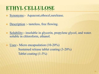 Cellulose Derivatives | PPTX