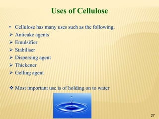 Cellulose Derivatives | PPTX