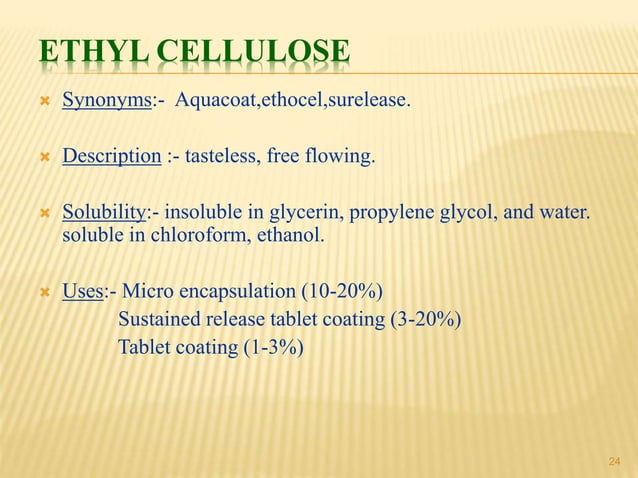 Cellulose Derivatives