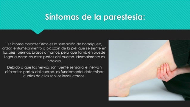 Parestesia.