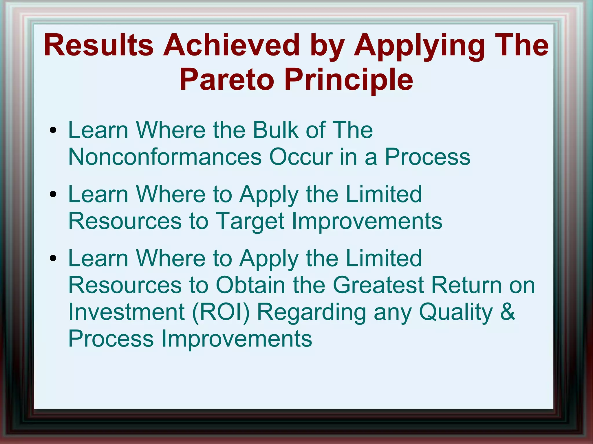 The Pareto Principle | ODP