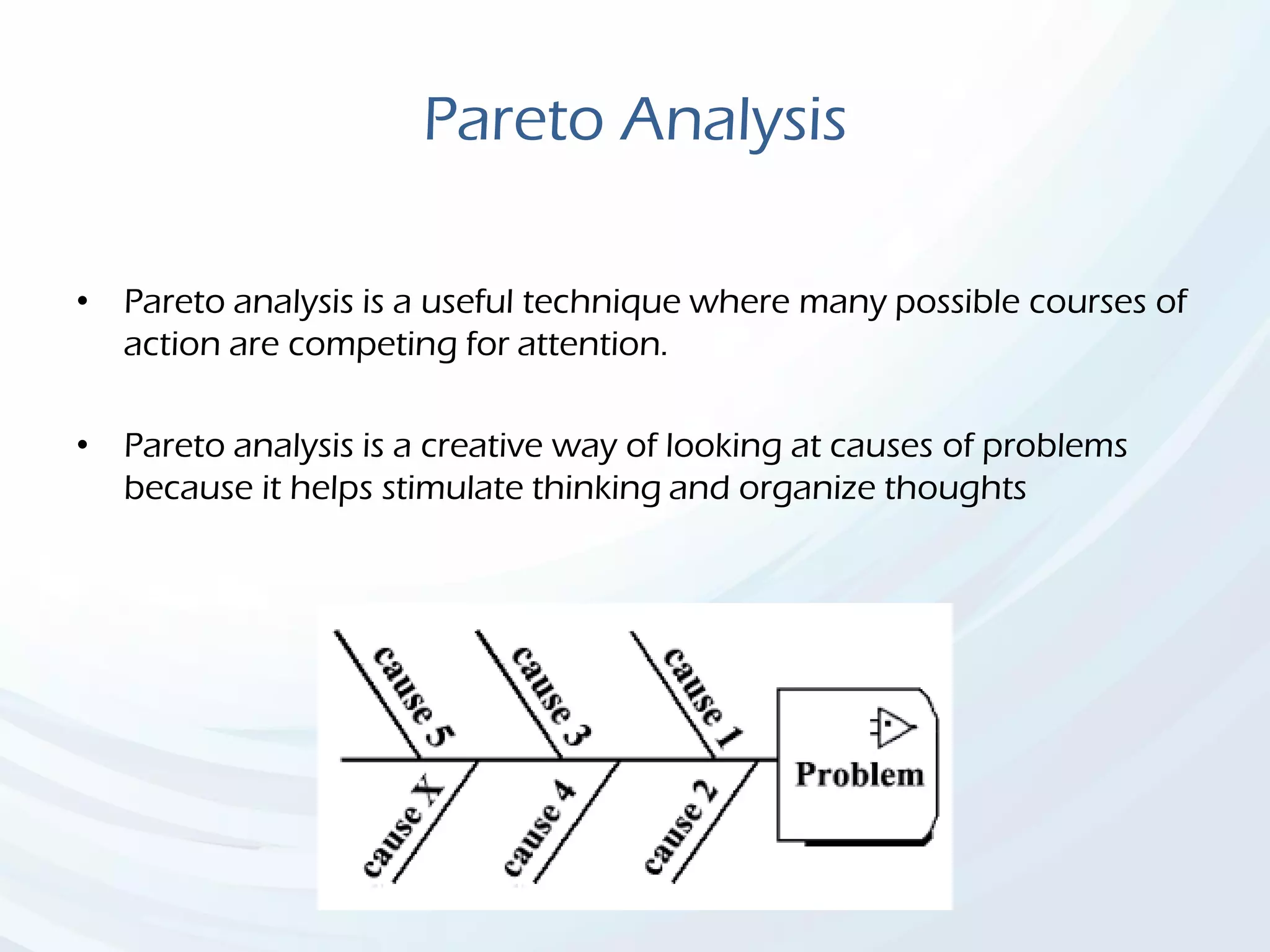 Pareto analysis تحليل باريتو | PDF