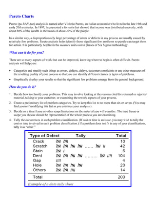 Pareto Charts | PDF